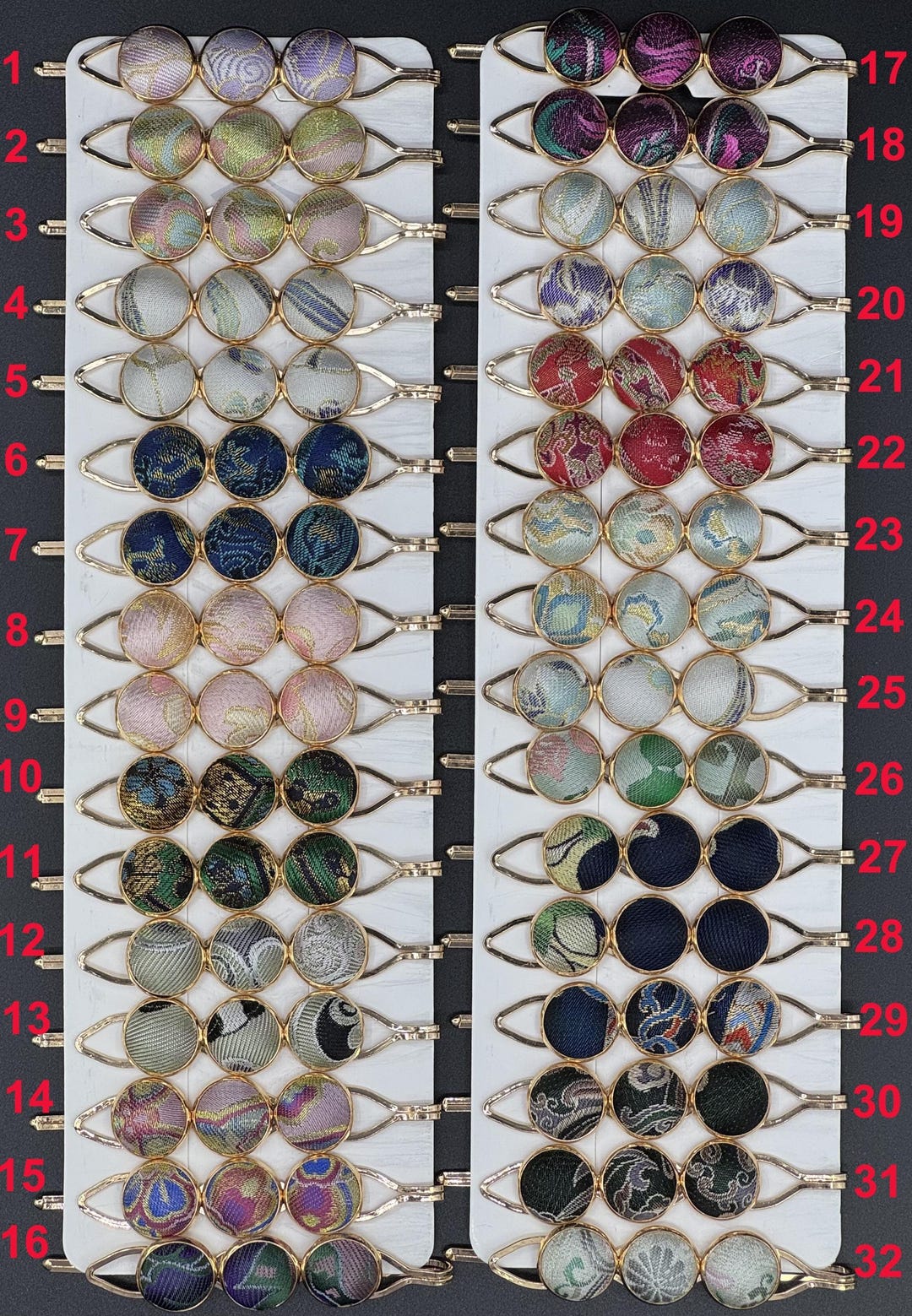 Handmade Hair Pins, Vintage Silk Knot Barrette, Traditional Hair ...