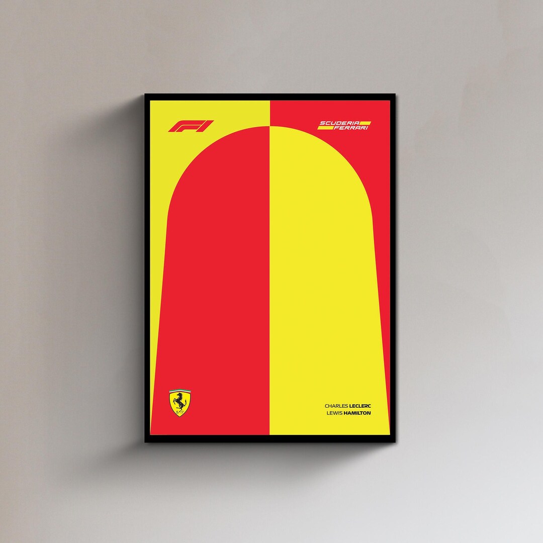 Ferrari F1 Inspired Backdrop for 1/8 Brick Car Model | Scuderia ...