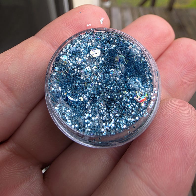 Ice Princess With Stars 5 Gram Glitter Aloe Hair Gel - Etsy