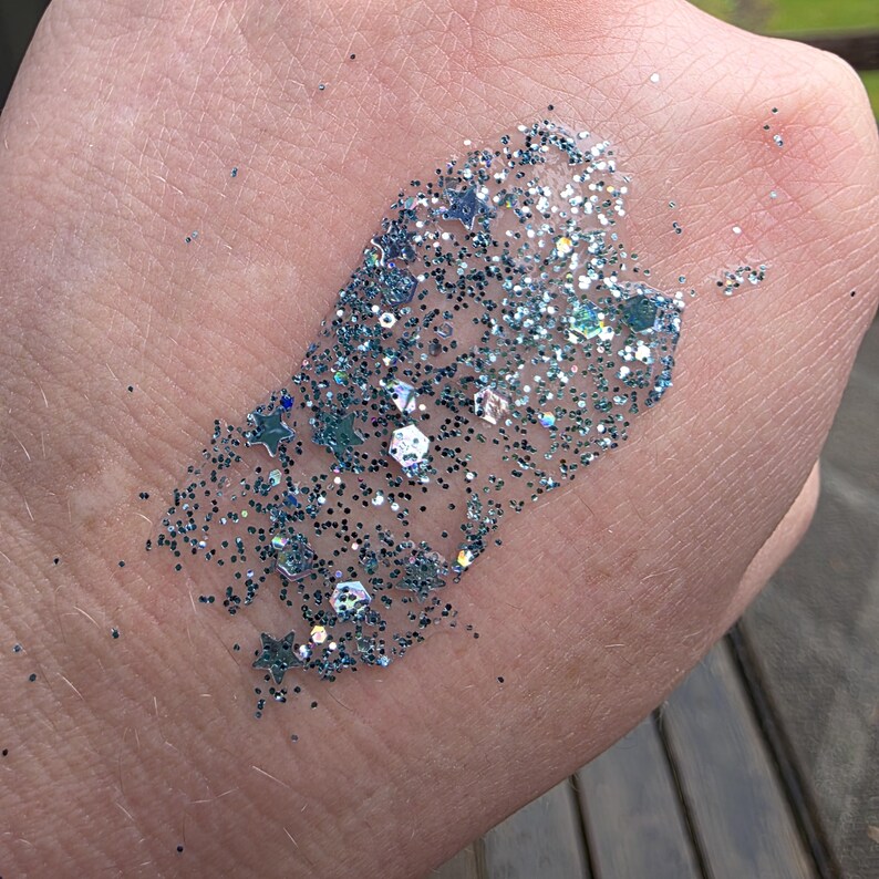 Ice Princess With Stars 5 Gram Glitter Aloe Hair Gel - Etsy