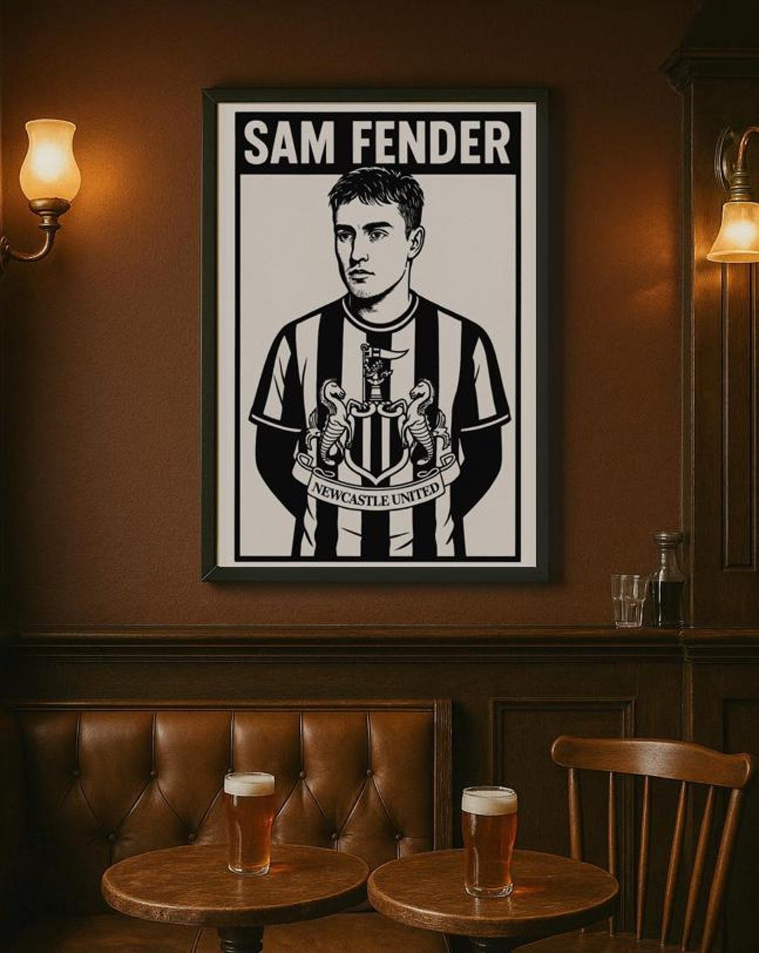 Sam Fender NUFC Print - Etsy