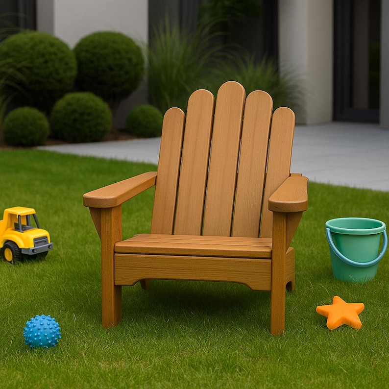 DIY Kids Wooden Chair Plan: Child-safe Furniture Project (PDF Download ...