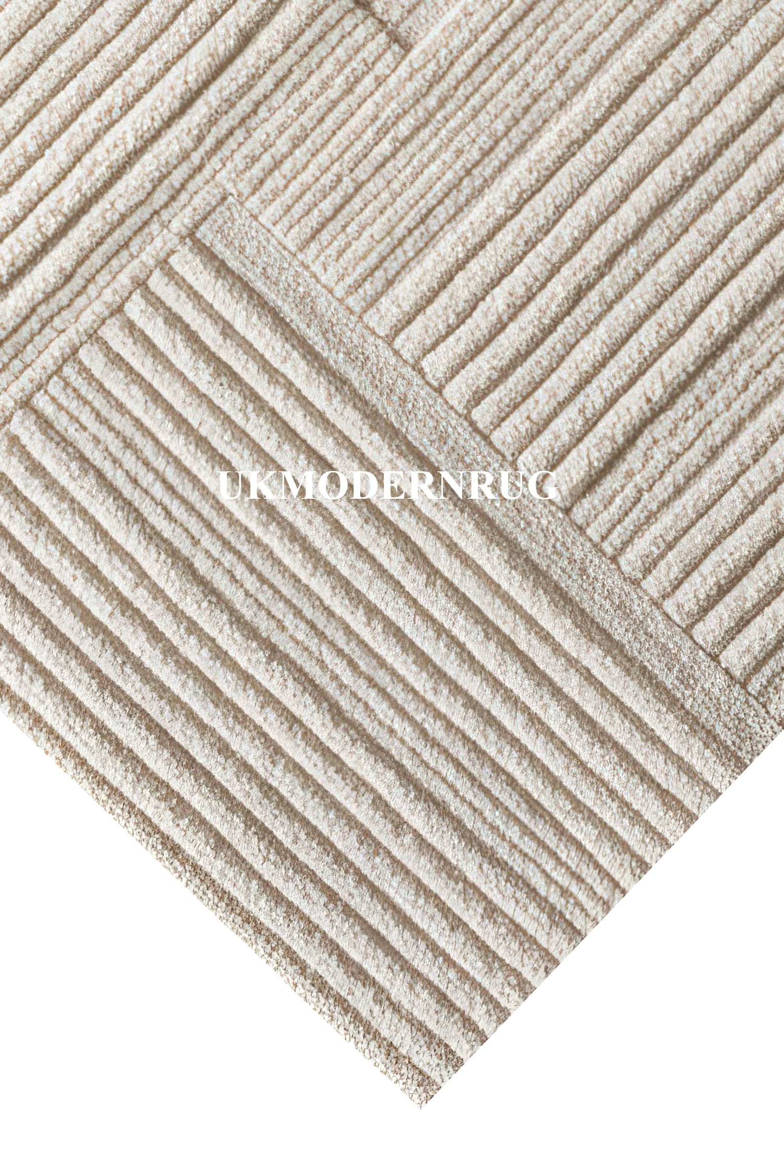 Handmade Boho Wool Blend Rug, Textured Geometric Neutral Area Rug (8X10 ...