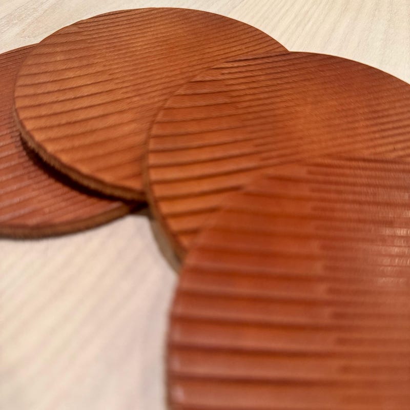 Luxury Leather Coasters - Etsy