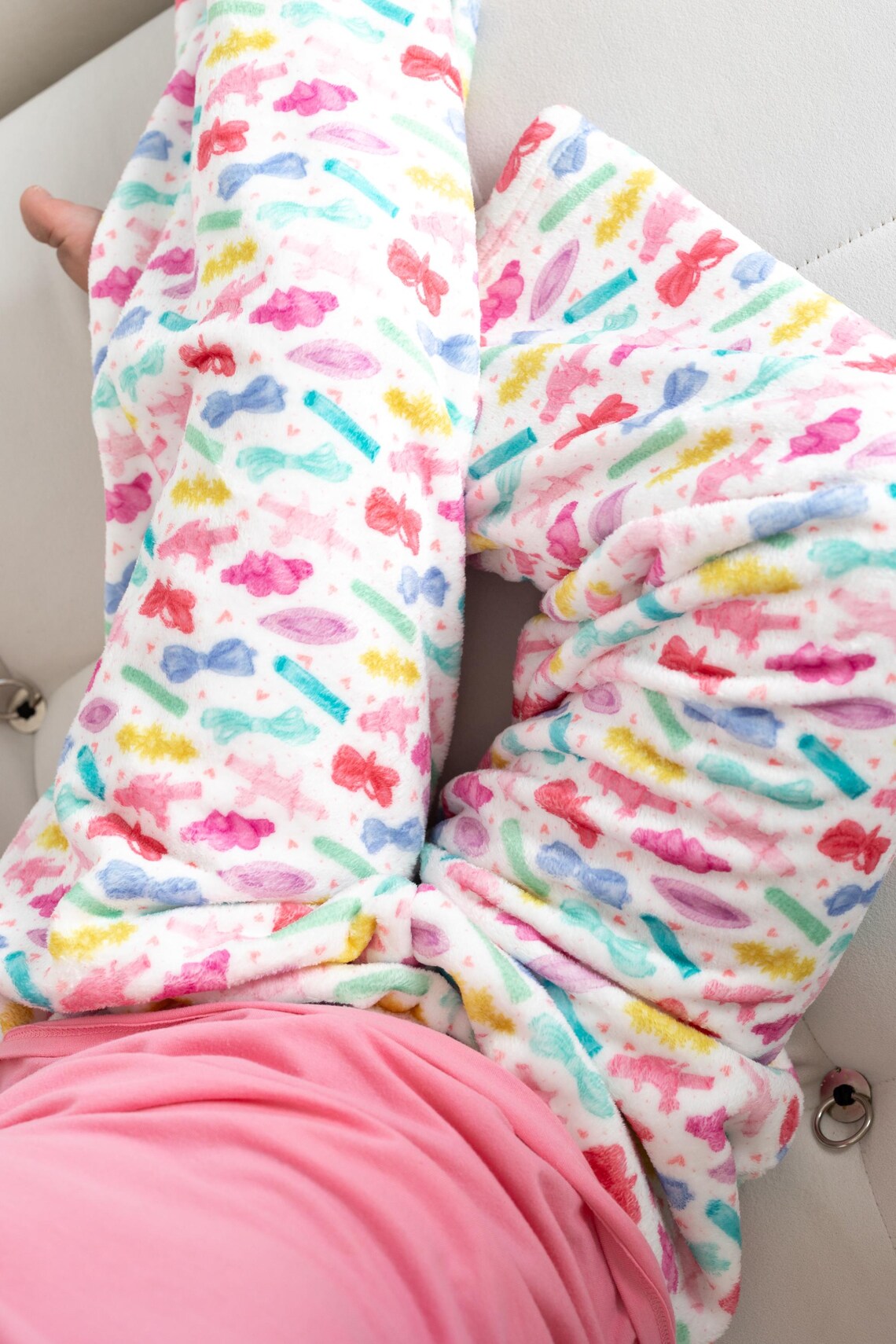 Barrettes a Luxurious Plush Fabric Pants - Etsy