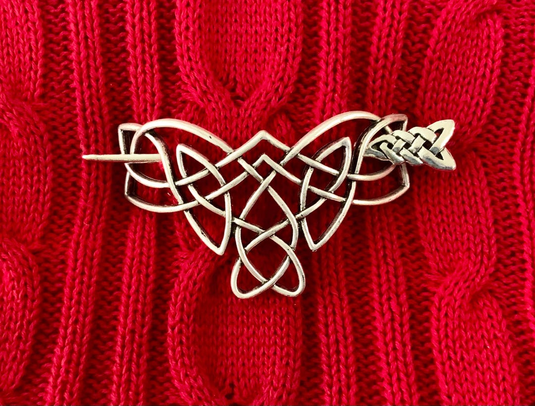 Celtic Style Shawl Pin /hair Pin for Cloak, Cape, Shawls, Sweaters ...