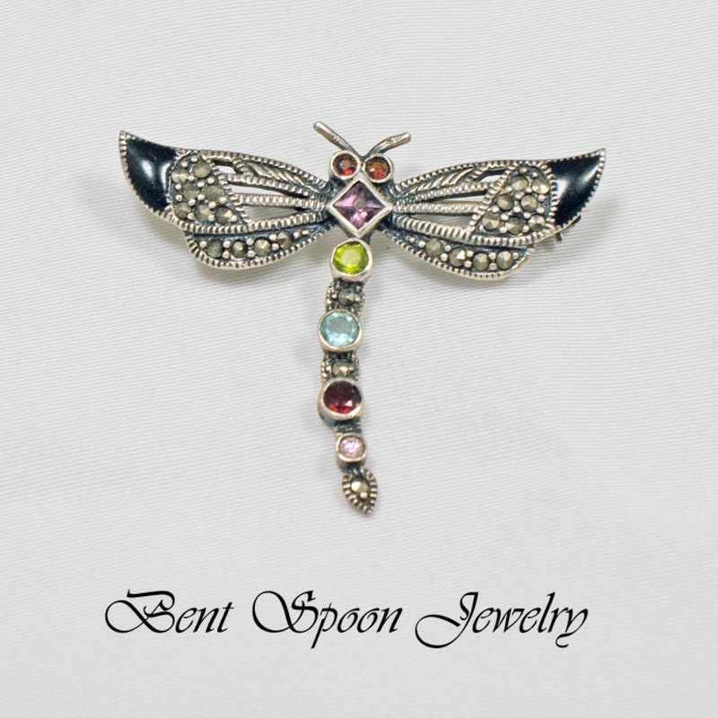 Small Silver Brooch - Etsy