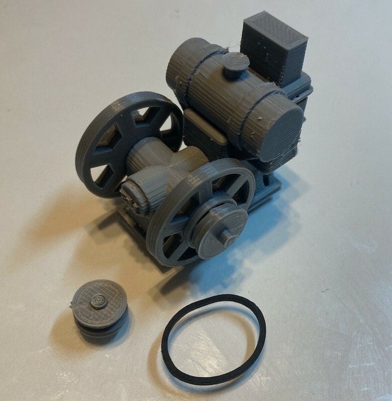 G Scale Gasoline Powered Flywheel Engine Model - Your Choice a Kit or ...