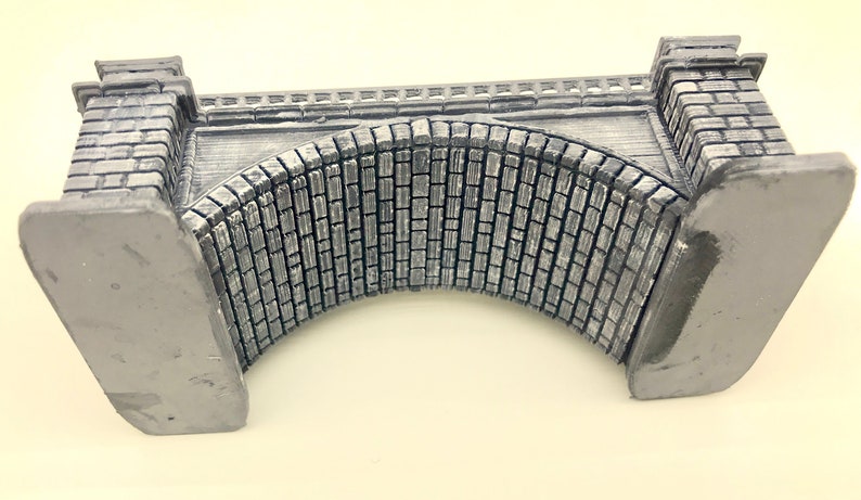 N Scale Stone Arch Bridge RTR Custom Designed/assembled/painted 1:160 ...