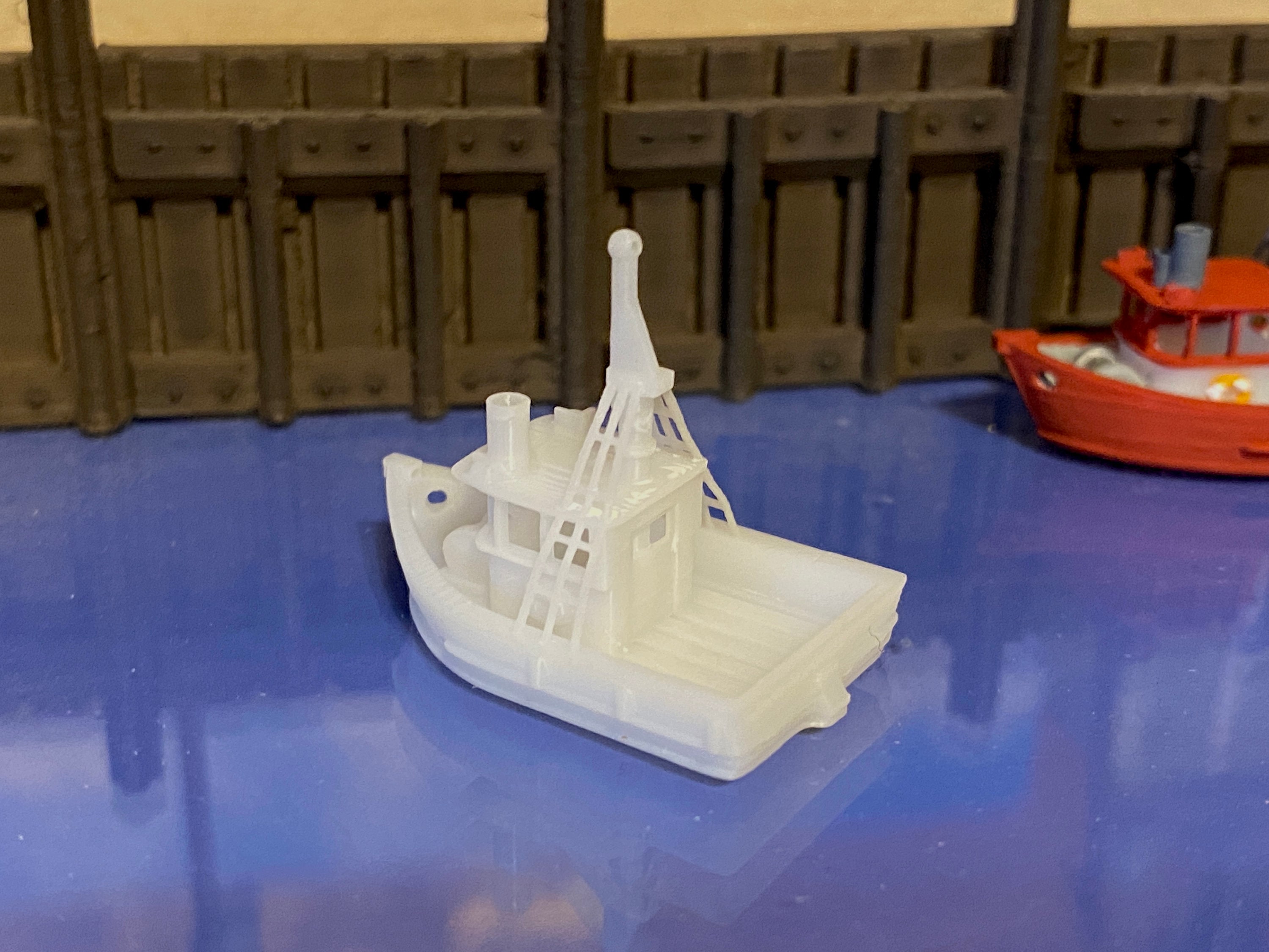 Z Scale Fishing Trawler Platinum Series 1:220 UNPAINTED Museum Quality ...