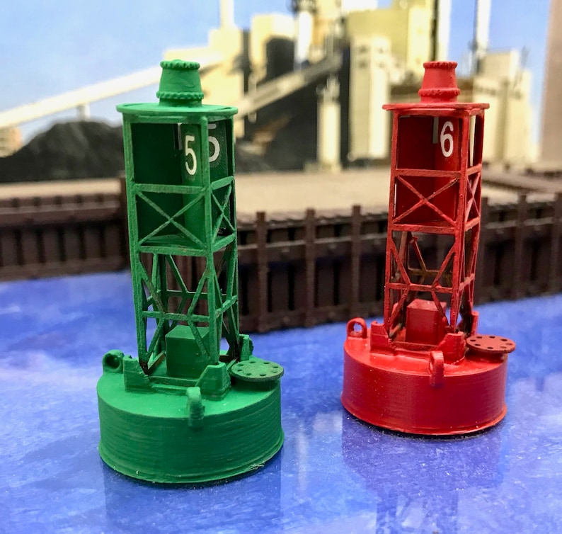 SME Platinum Series HO Scale (1:87) Waterline Model Channel Marker Buoy ...