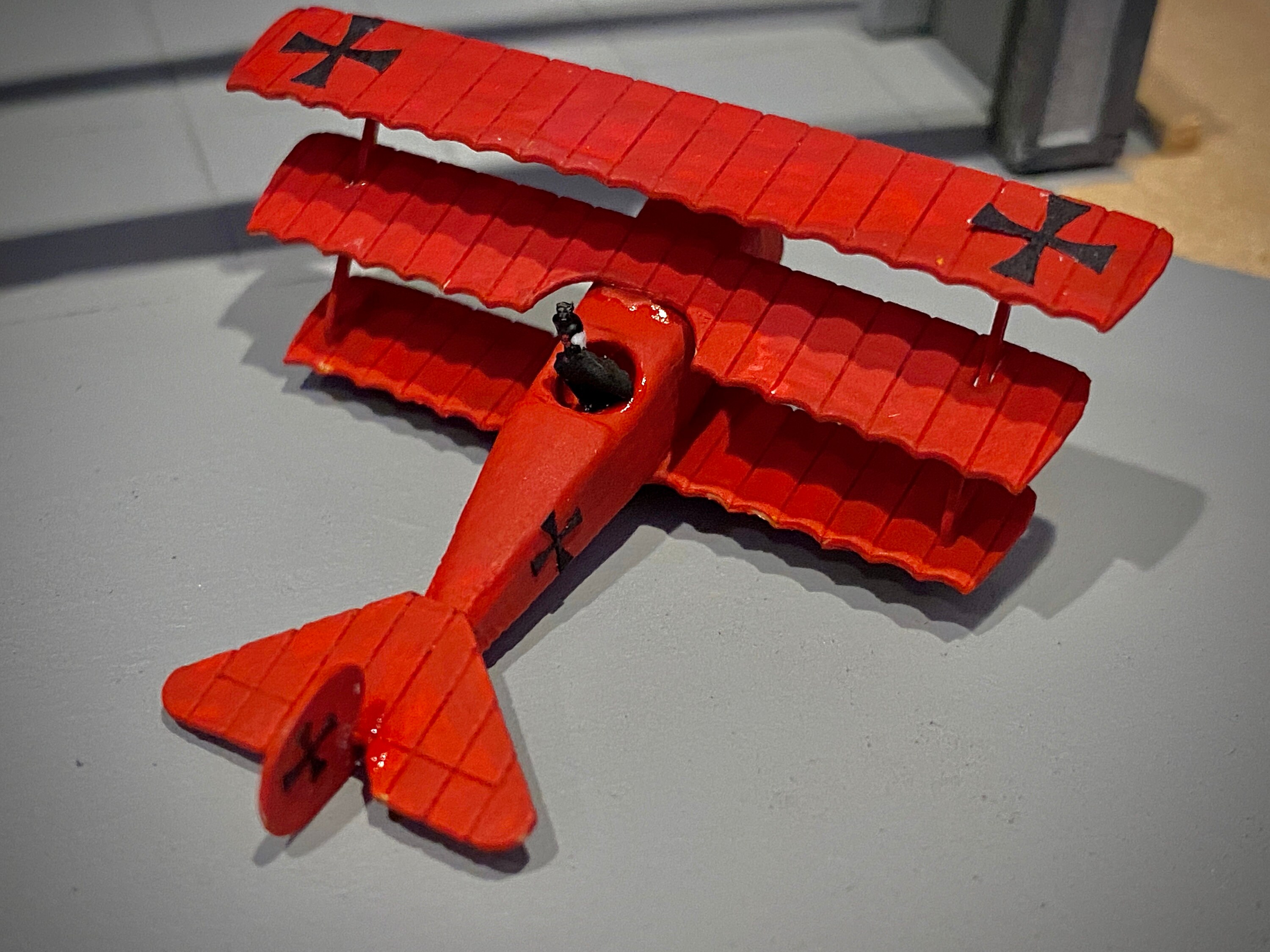 N Scale Fokker DR.1 Triplane KIT N Scale 1:160 Red Baron Model Railroad ...