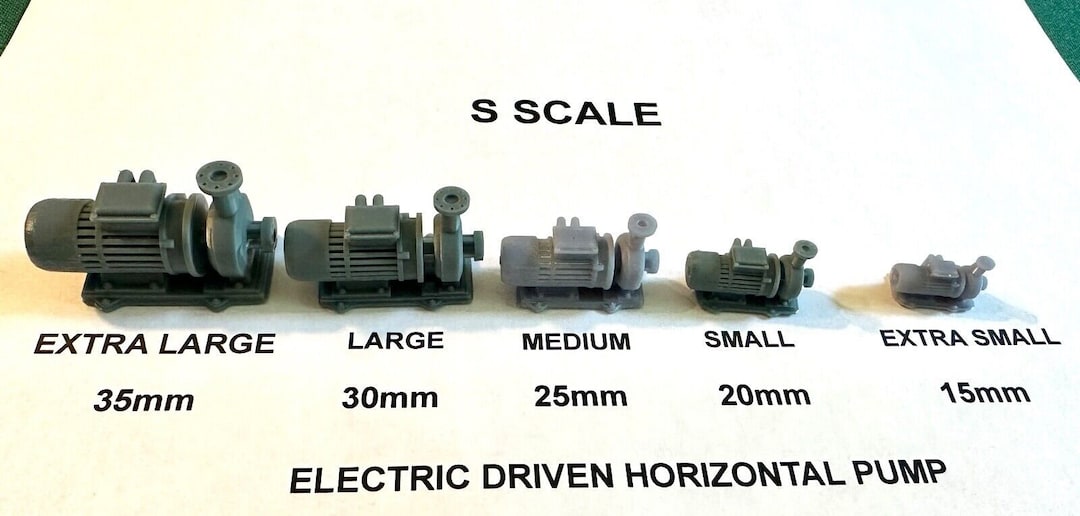 SME Platinum Series S Scale (1:64) Horizontal Pumps - Set of 3 - Comes ...