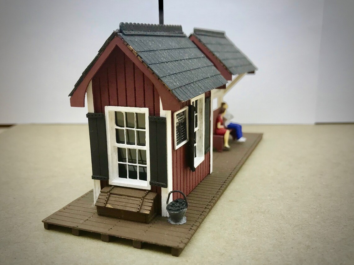 PLANS ONLY O/on30 Scale 1:48 Railroad Station Custom - Etsy
