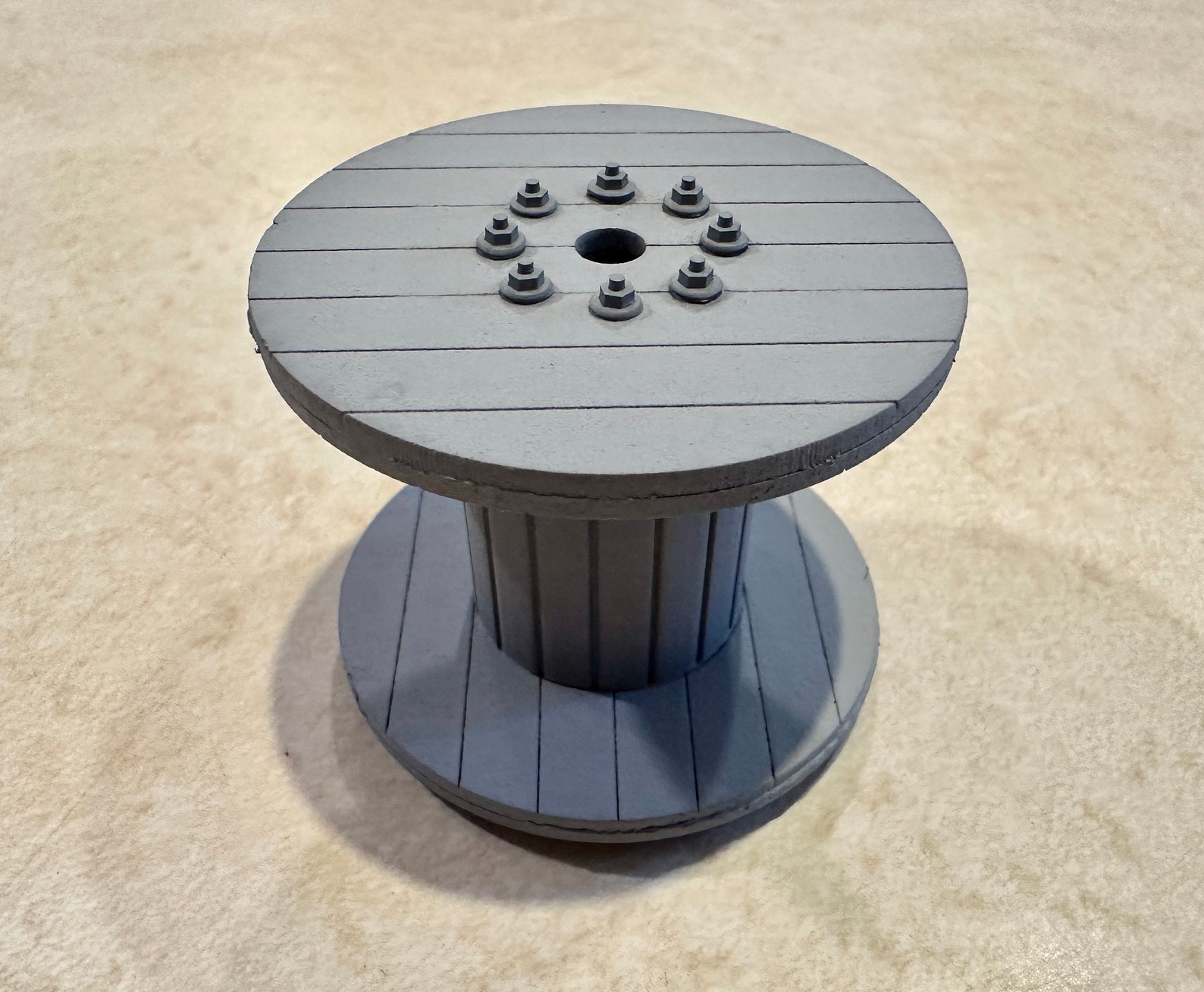 G Scale Cable Reel. RTR Painted or Kit for Your Model Railroad or ...