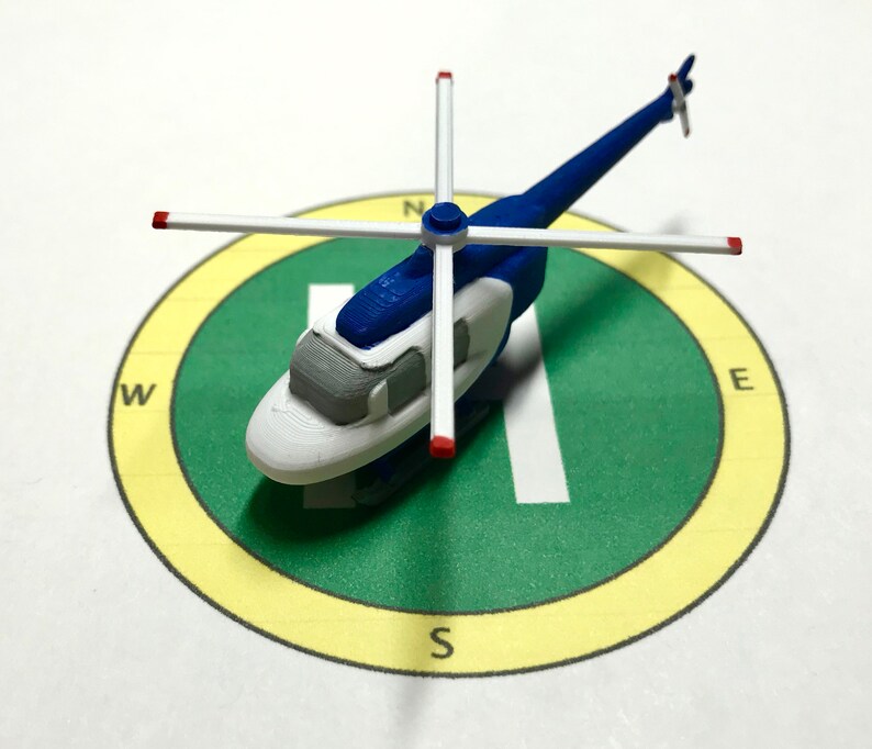 KIT Helicopter N Scale 1:160 Model Railroad/diorama Airplane | Etsy