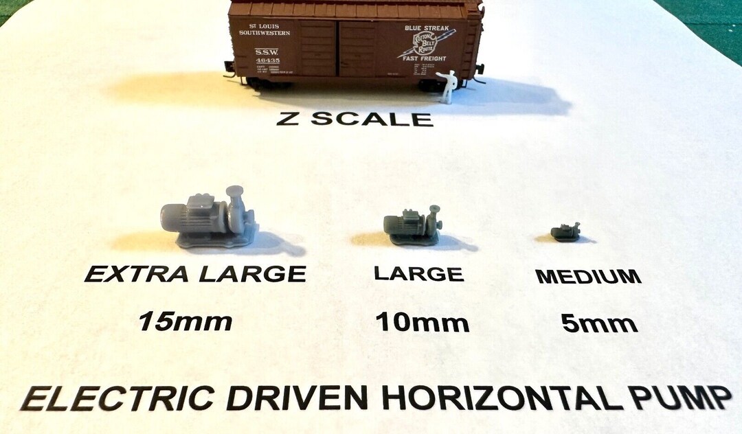 SME Platinum Series Z Scale (1:220) Horizontal Pumps - Set of 3 - Comes ...