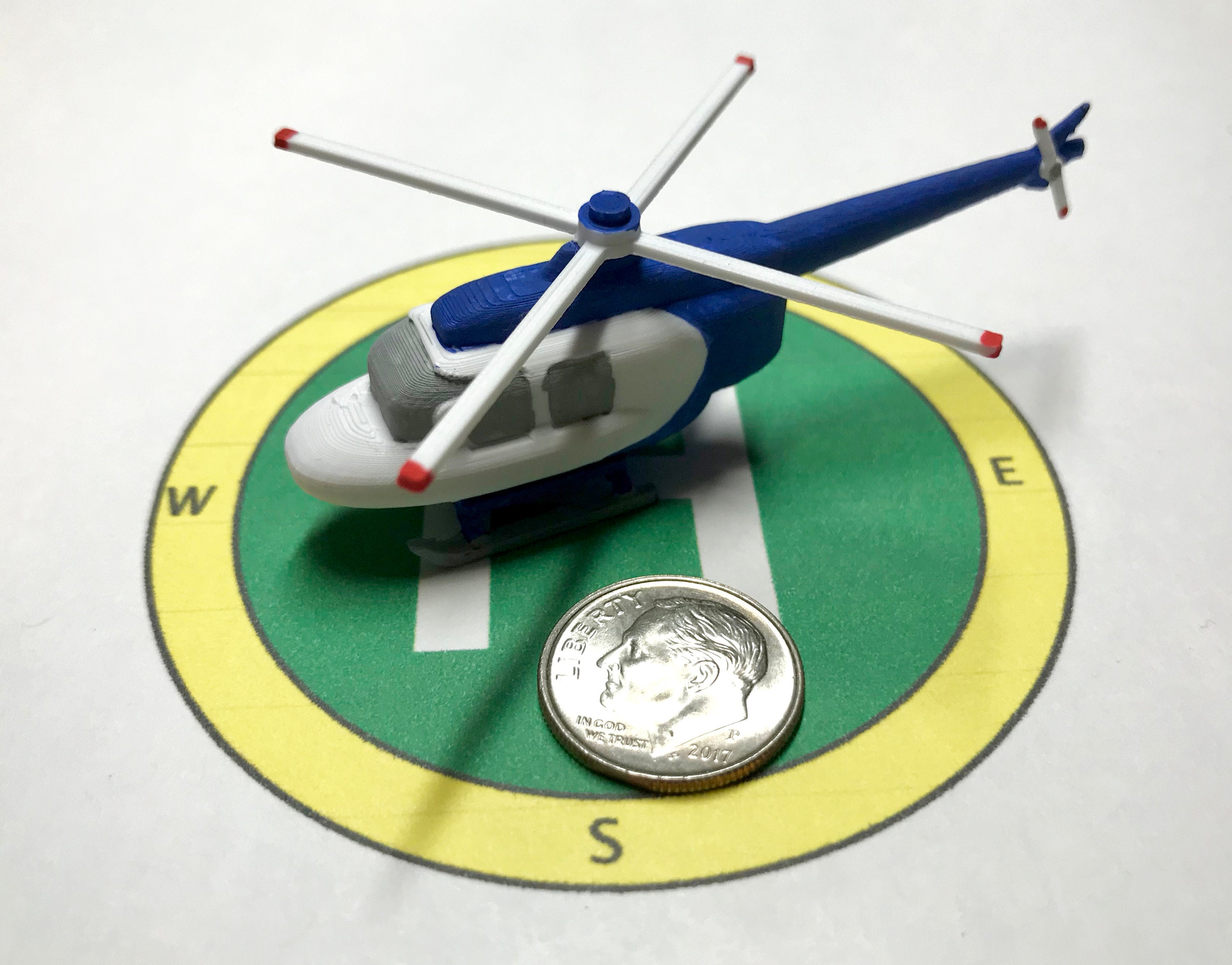 N Scale Helicopter Kit 1:160 by Scale Model Engineering - Etsy Australia