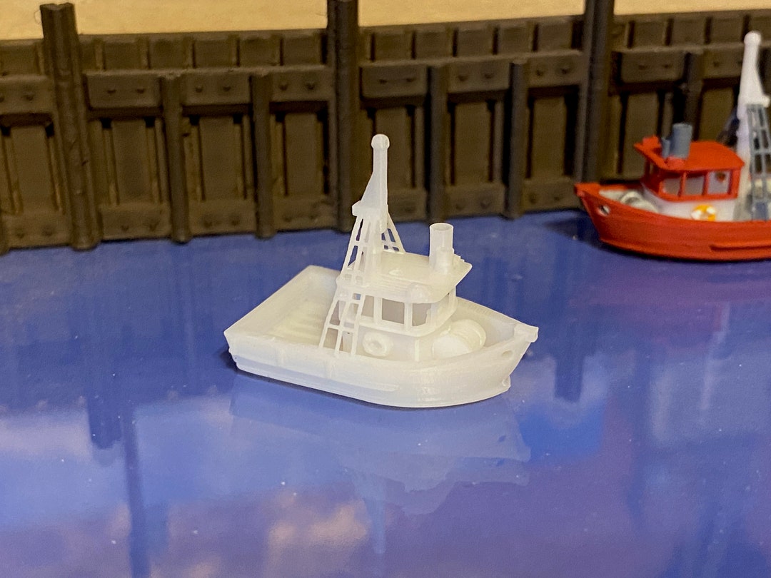 Z Scale Fishing Trawler Platinum Series 1:220 UNPAINTED - Museum ...