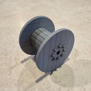G Scale Cable Reel. RTR Painted or Kit for Your Model Railroad or ...