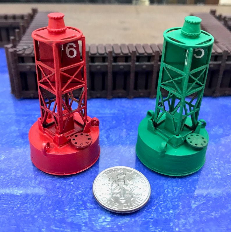 SME Platinum Series HO Scale 1:87 Waterline Model Channel Marker Buoy ...