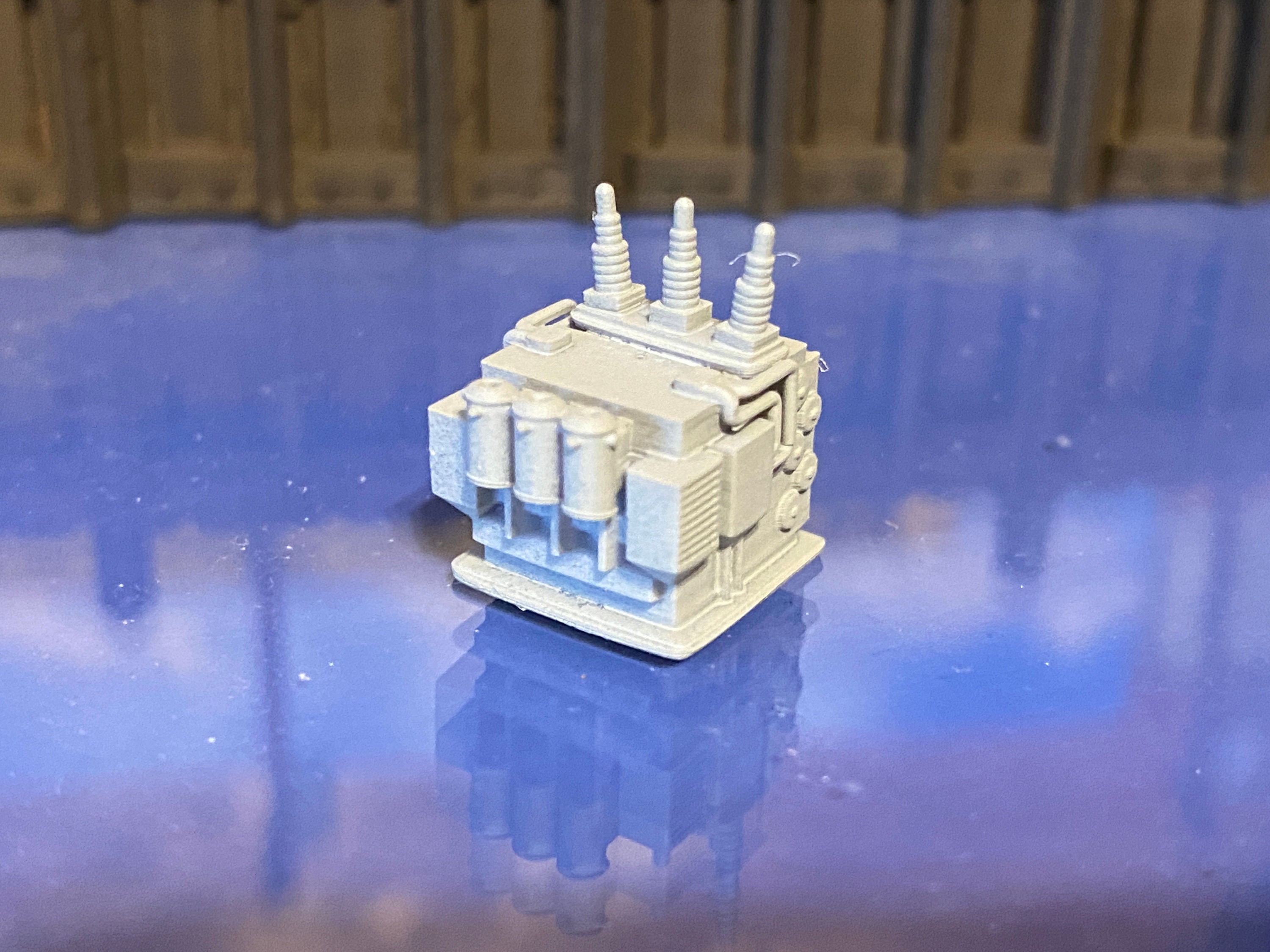 Z Scale Electrical Substation Transformer RTR Scale Model Engineering ...