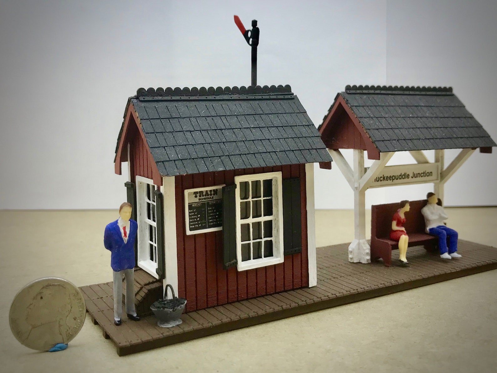 PLANS ONLY O/on30 Scale 1:48 Railroad Station Custom - Etsy