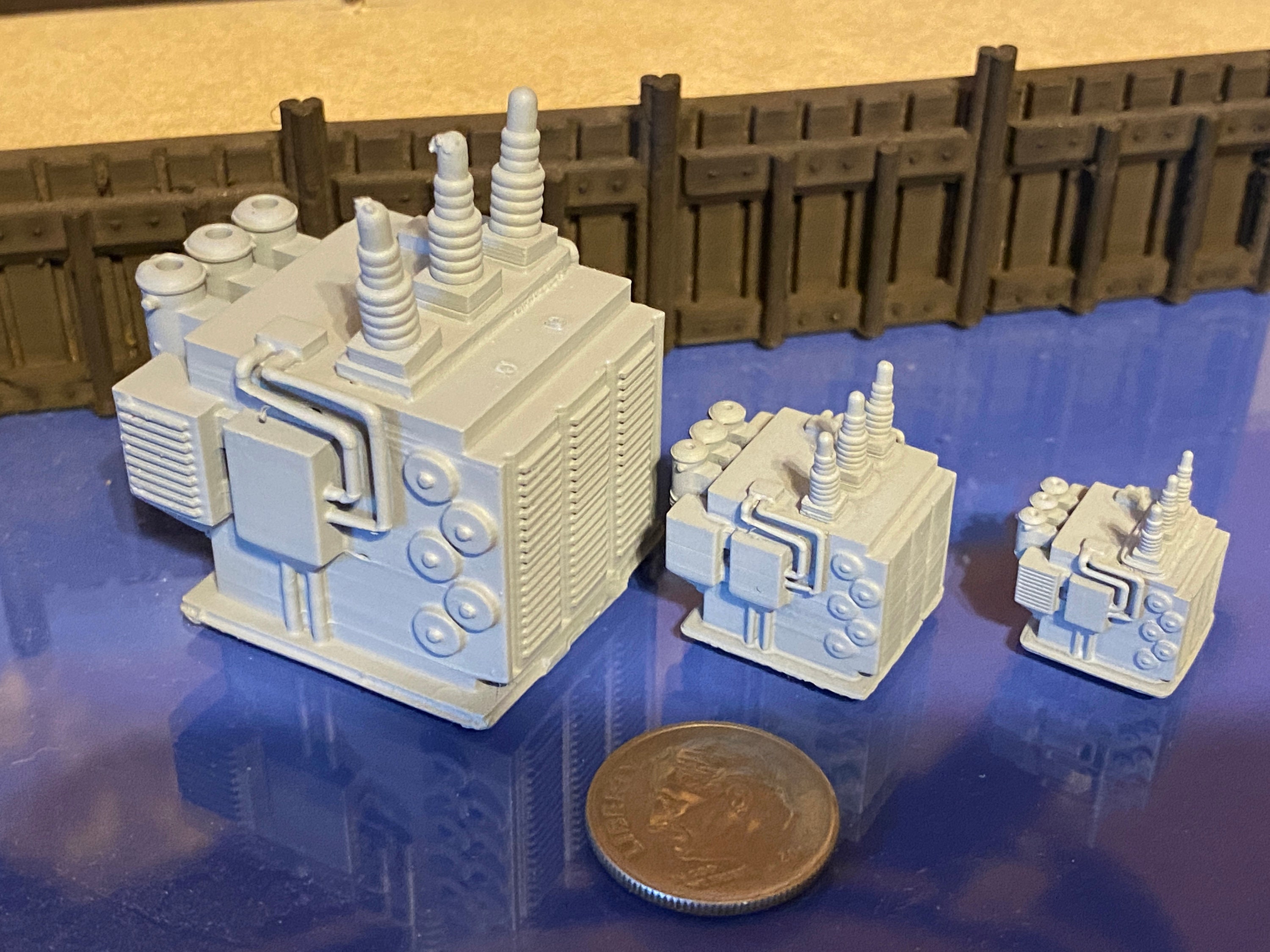Z Scale Electrical Substation Transformer RTR Scale Model - Etsy