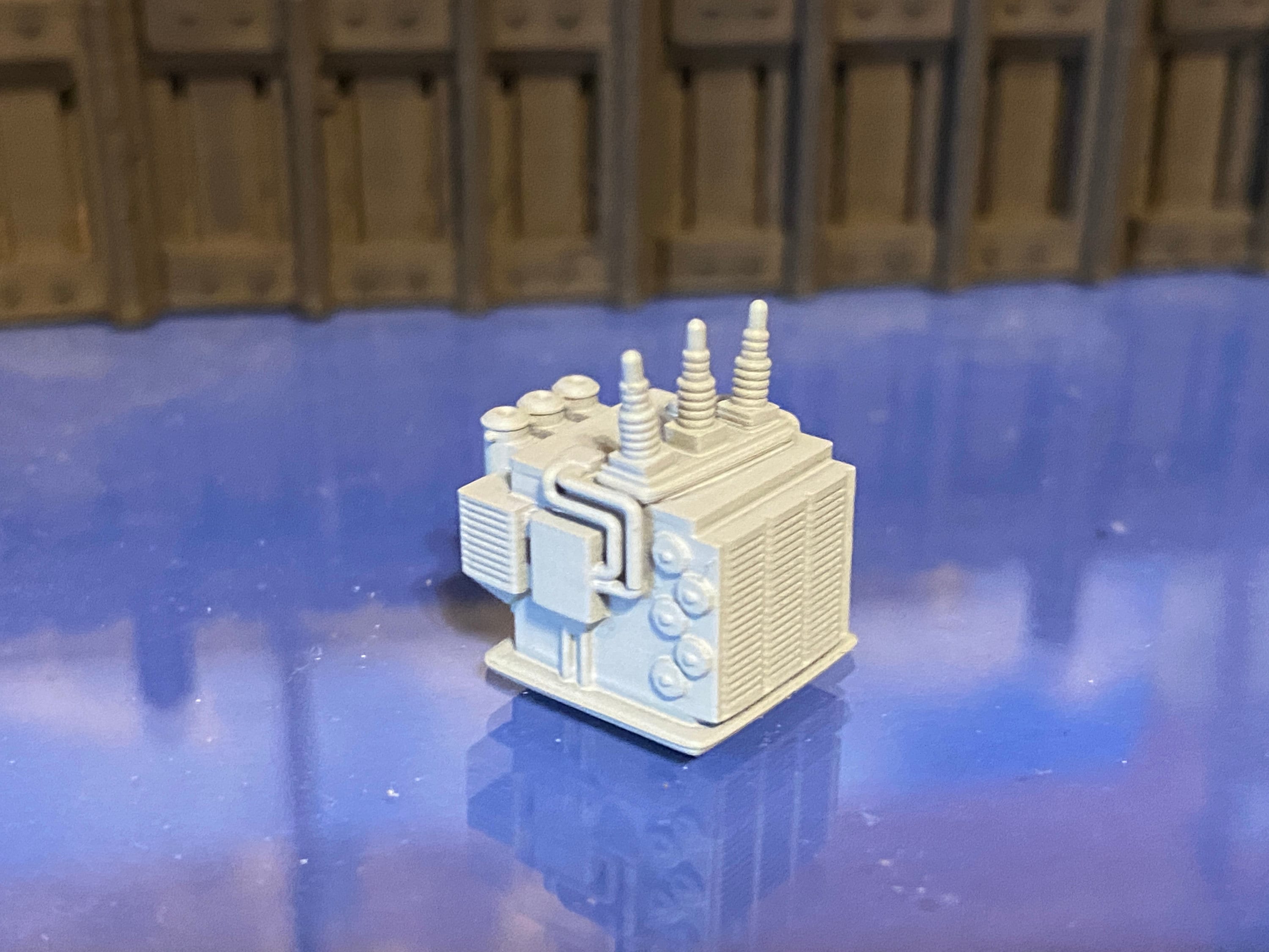 Z Scale Electrical Substation Transformer RTR Scale Model Engineering ...