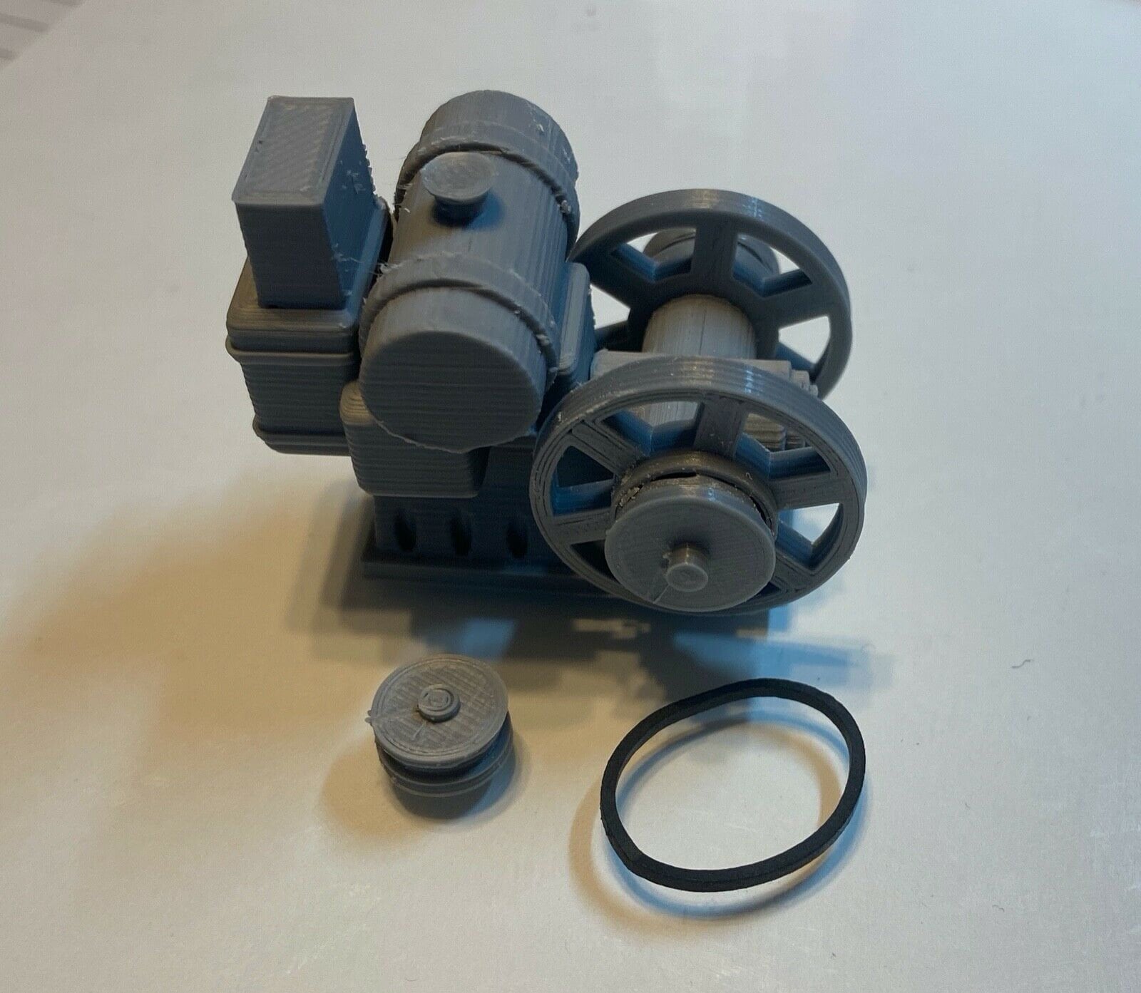 G Scale Gasoline Powered Flywheel Engine Model Your Choice a Kit or an ...