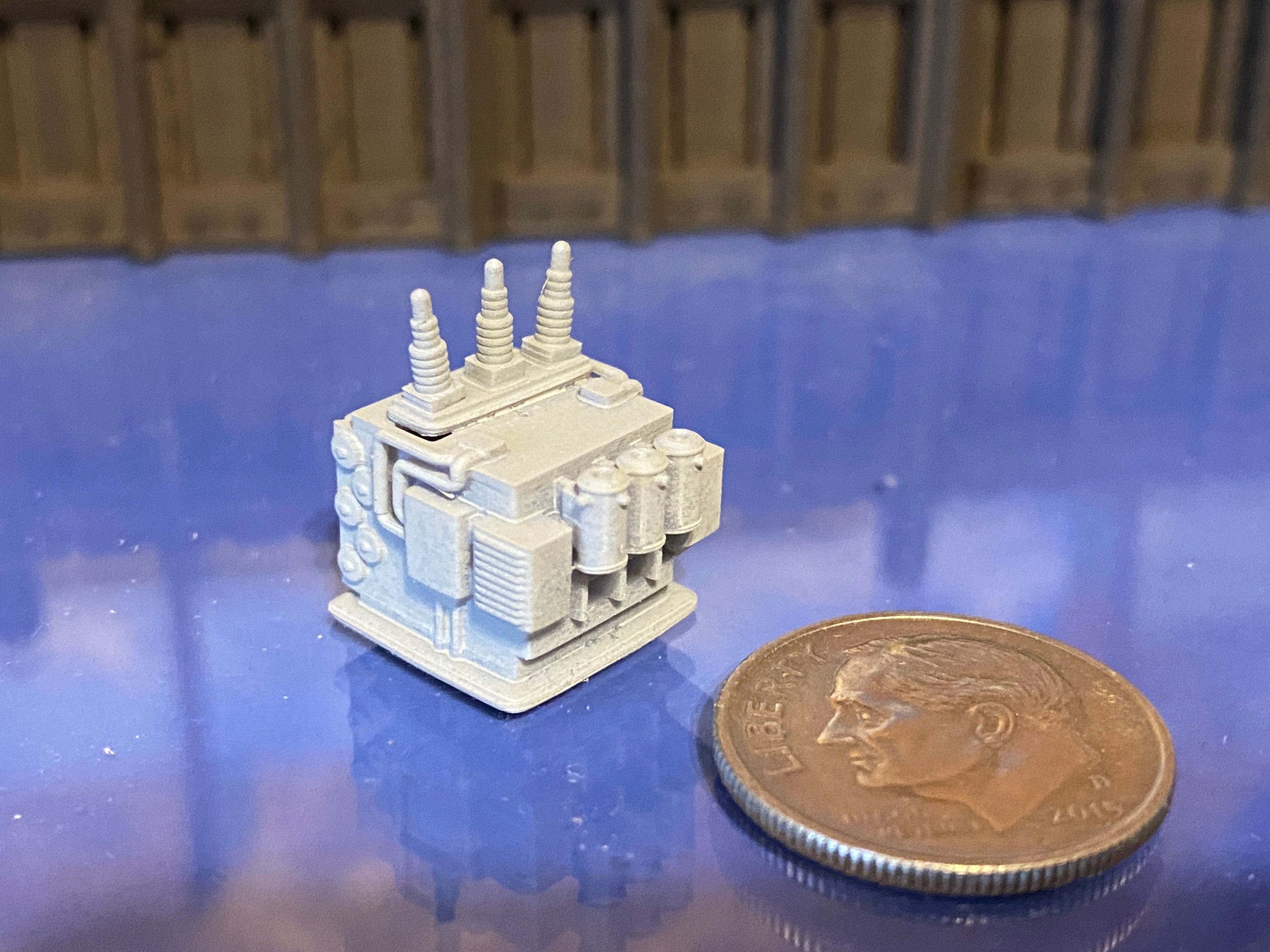 Z Scale Electrical Substation Transformer RTR Scale Model Engineering ...