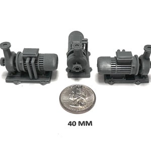 SME Platinum Series O Scale (1:48) Horizontal Pumps - Set of 3 - Comes ...