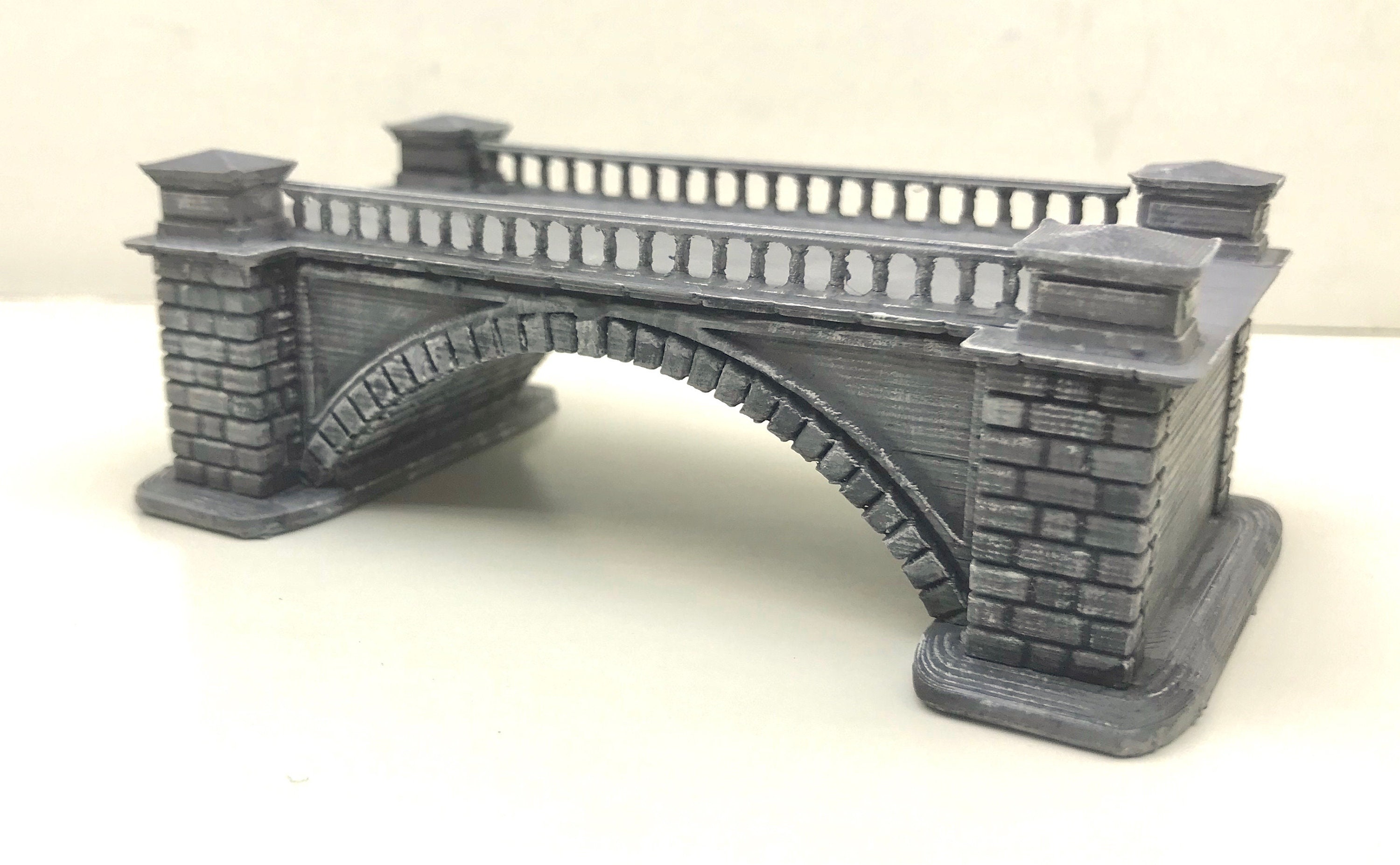 N Scale Stone Arch Bridge RTR Custom Designed/assembled/painted 1:160 ...