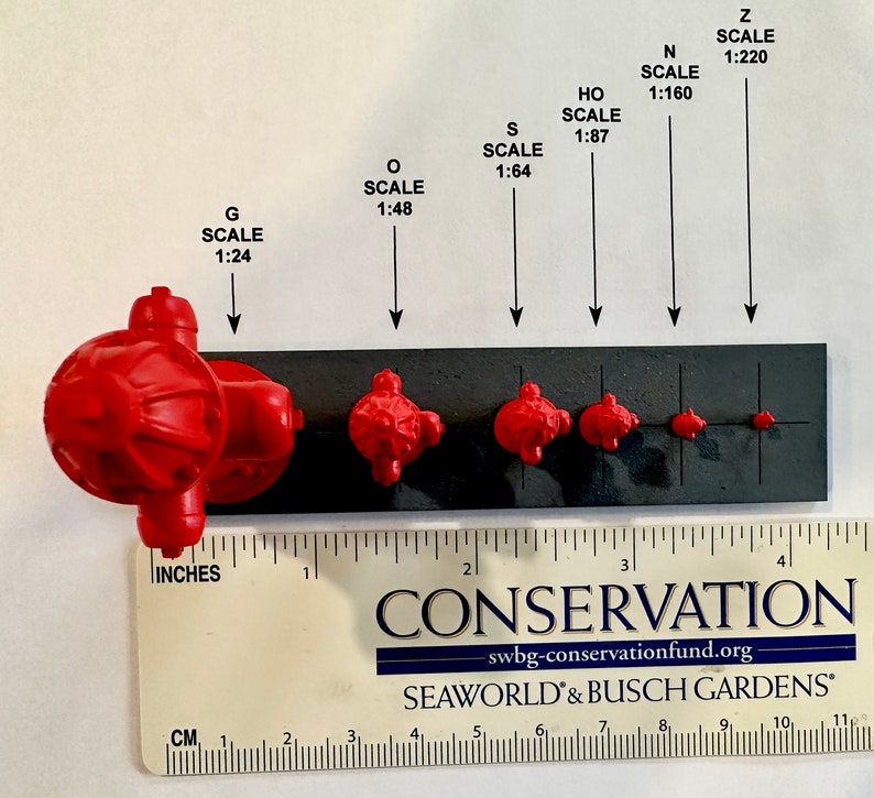 RTR Unpainted - G Scale 3D Resin Printed Fire Hydrants - Etsy