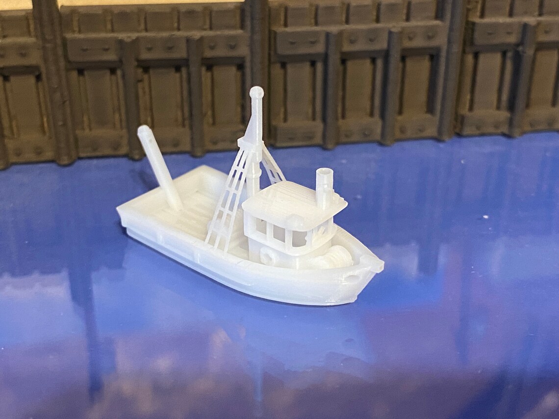 Z Scale Fishing Trawler Scale Model Engineering Platinum | Etsy