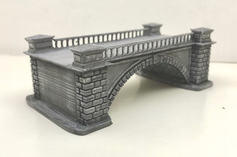 N Scale Stone Arch Bridge RTR Custom Designed/assembled/painted 1:160 ...