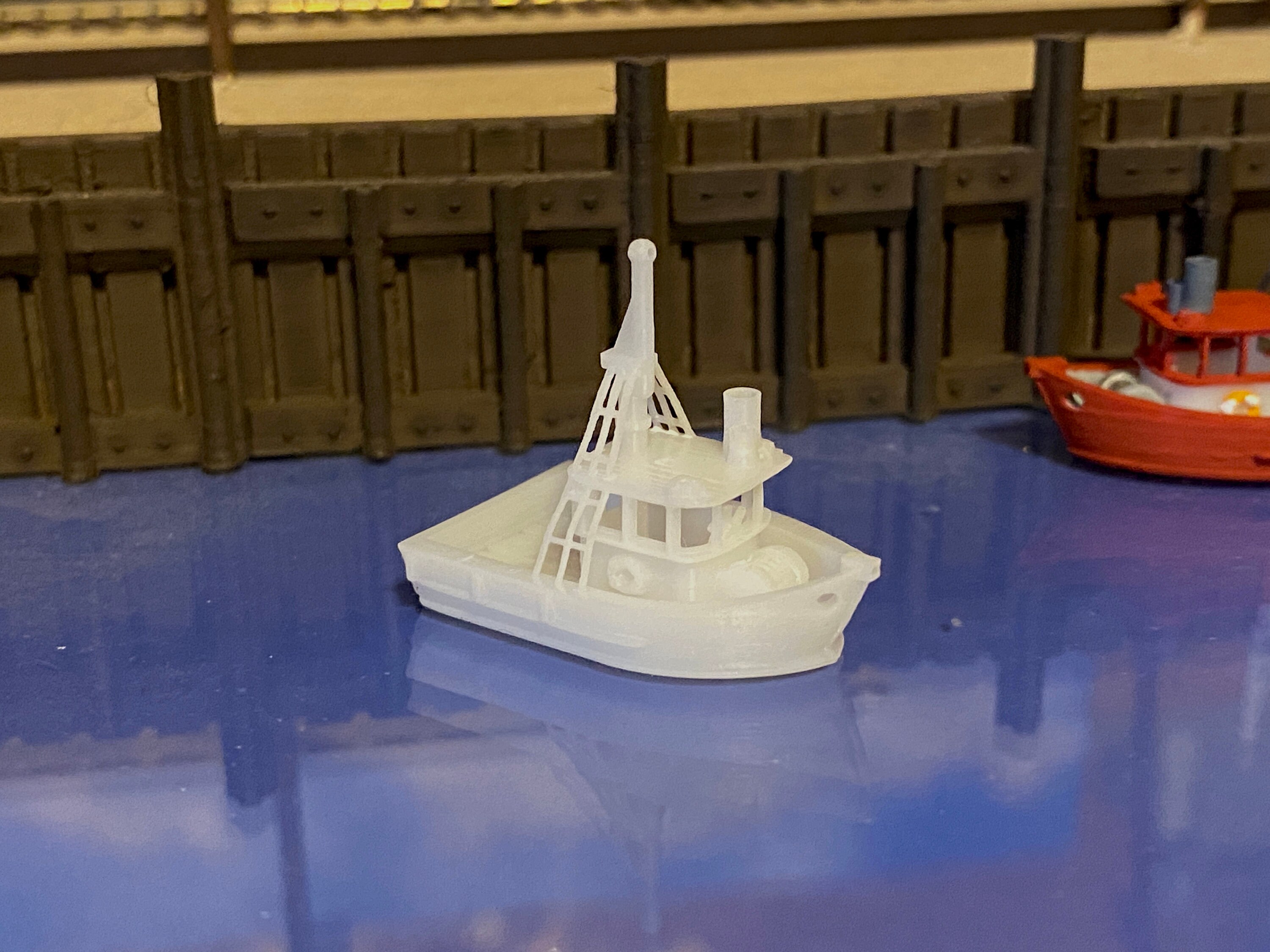 Z Scale Fishing Trawler Platinum Series 1:220 UNPAINTED Museum Quality ...