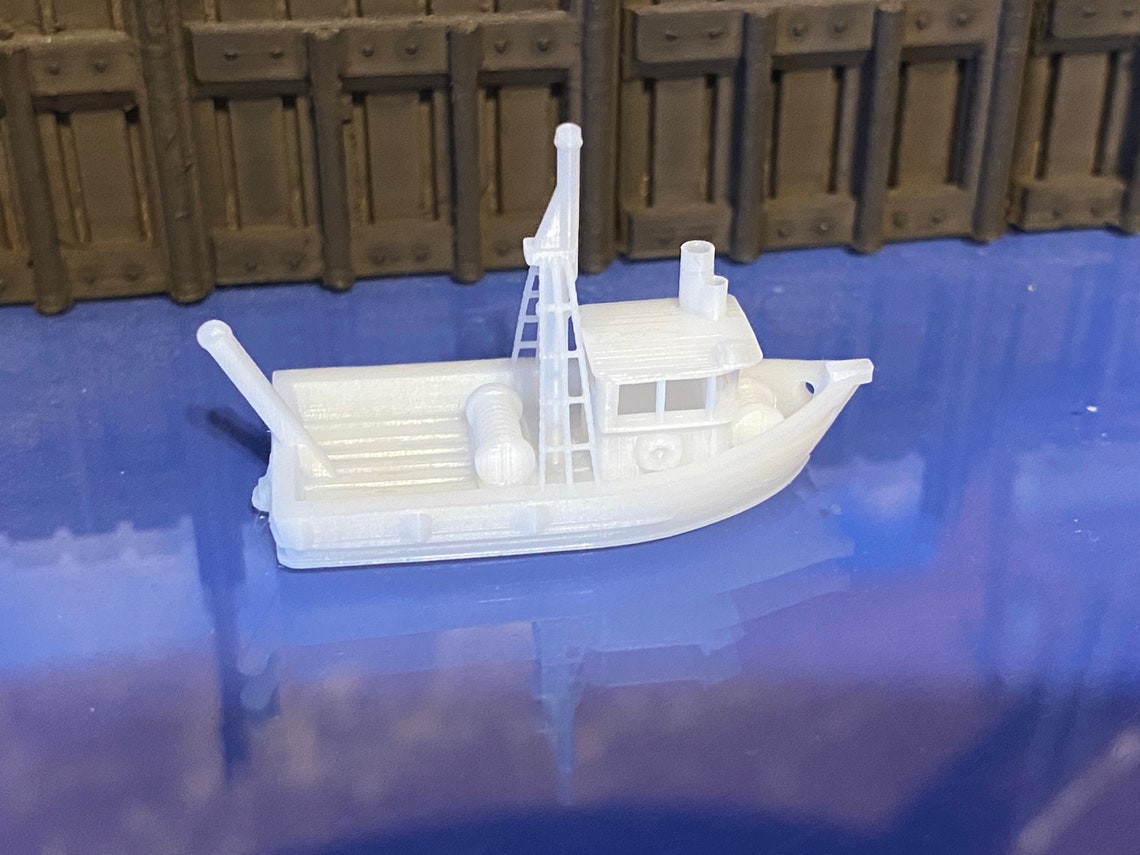 Z Scale Fishing Trawler Scale Model Engineering Platinum - Etsy