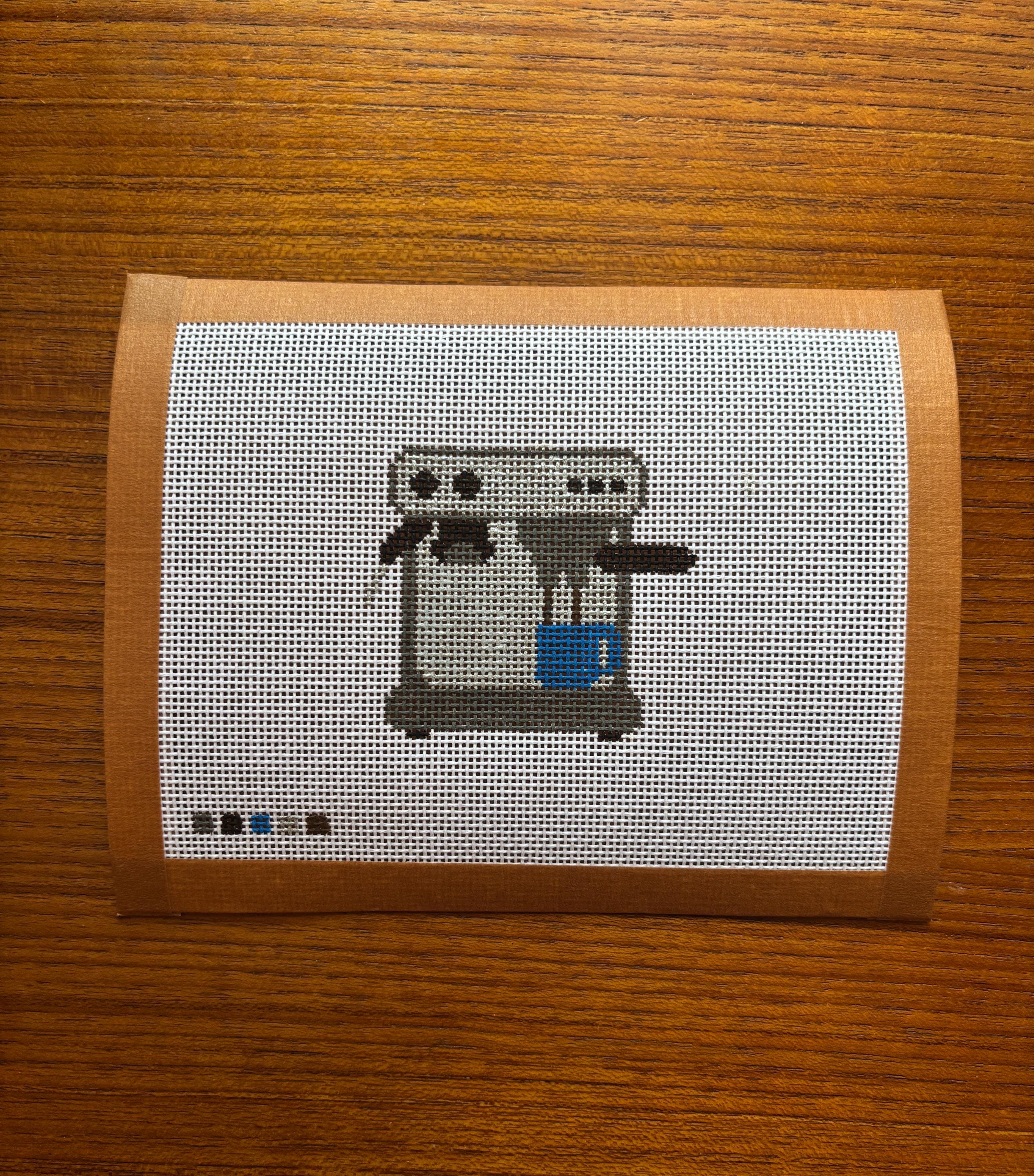 Coffee Espresso Maker | Hand-painted Needlepoint Canvas, 18 Count - Etsy