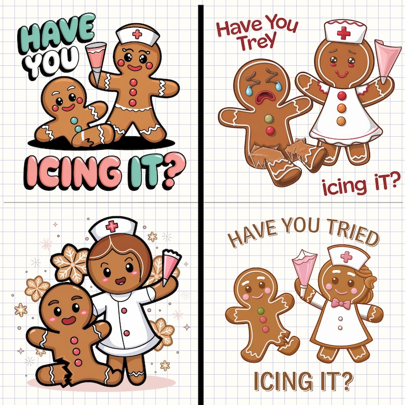 Gingerbread Hospital Svg - Etsy