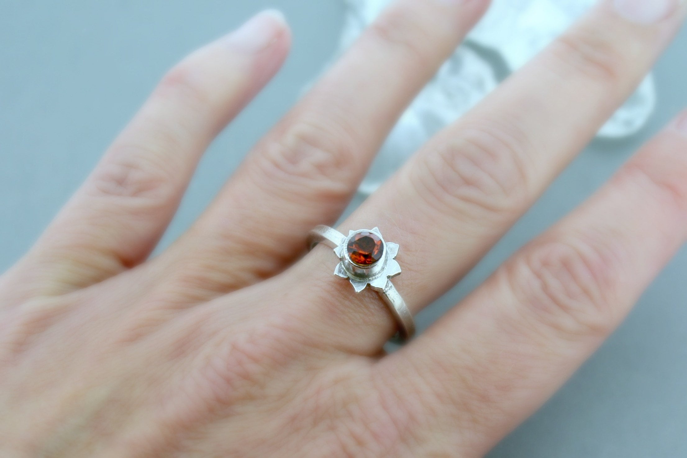 5mm Medium Stacker Sunflower Ring - Etsy