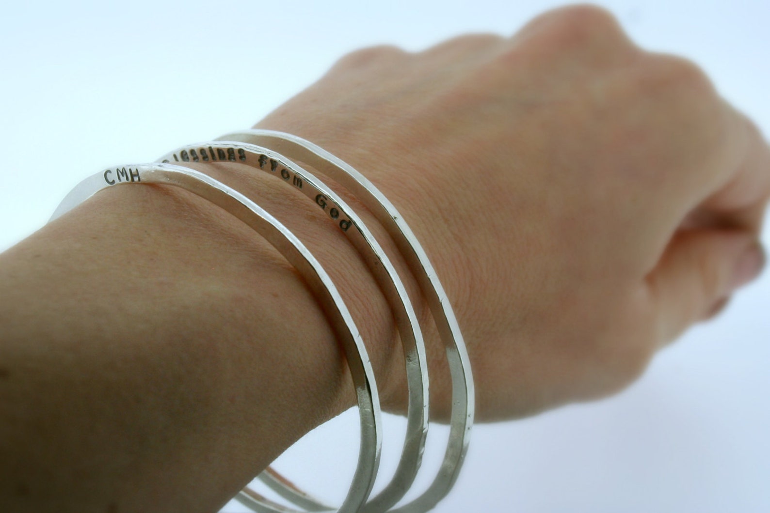 Sterling Silver Bangle Custom Bangle Custom Bracelet - Etsy