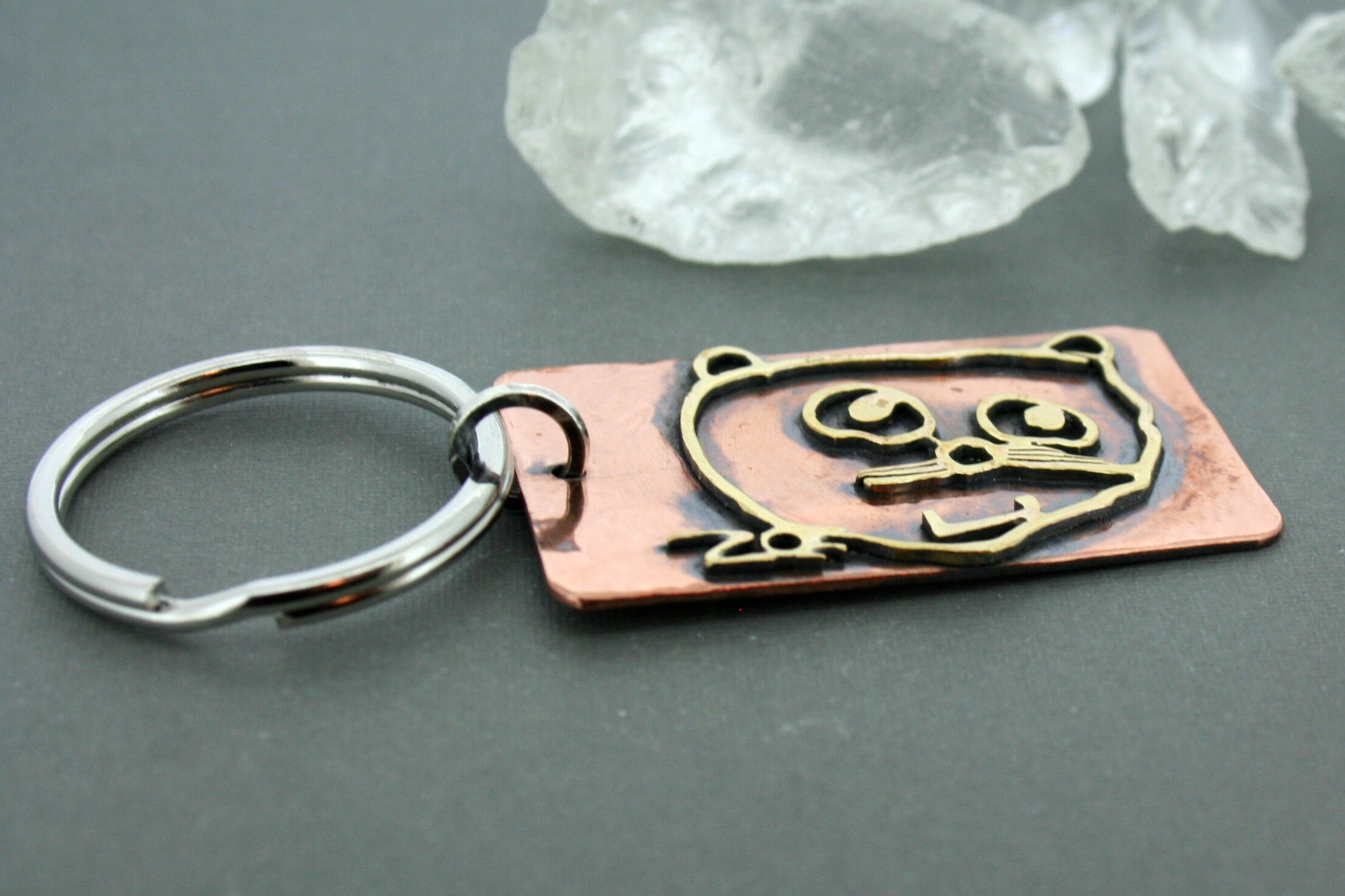 Child Artwork Key Chain - Child Drawing Keepsake - Mens Key Chain ...