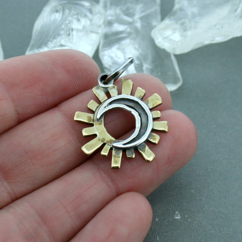 Sun Pendant - Etsy