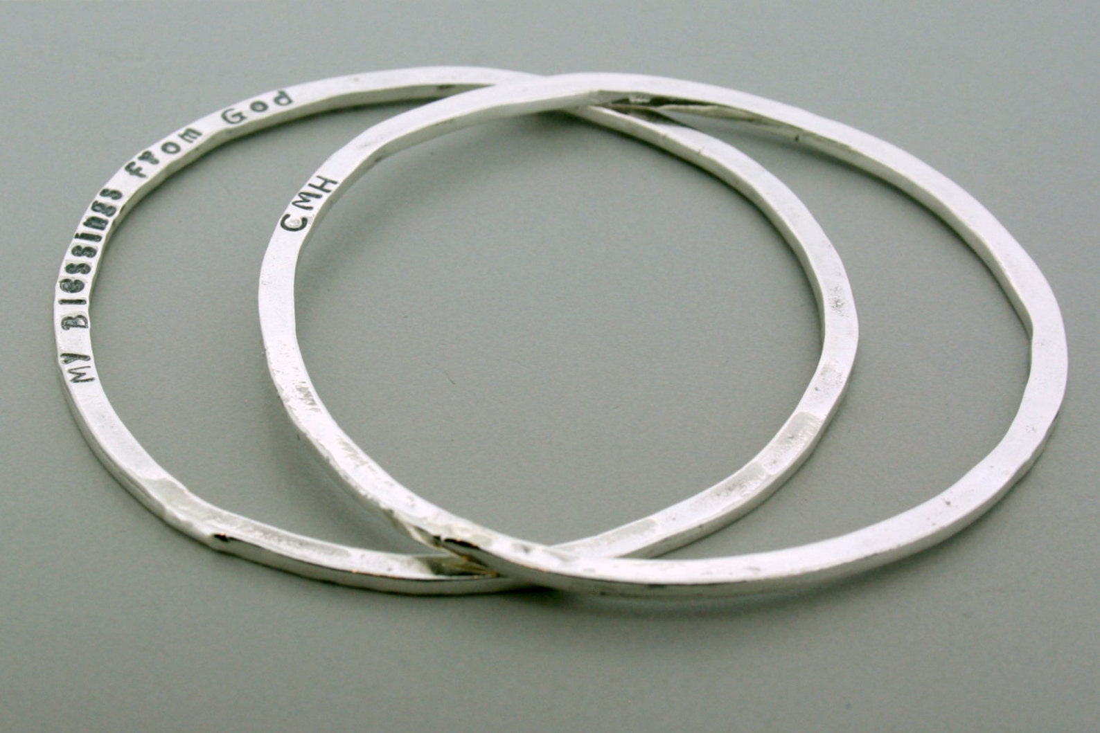 Sterling Silver Bangle Custom Bangle Custom Bracelet - Etsy
