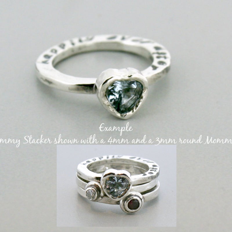 Stackable Mothers Rings - Etsy