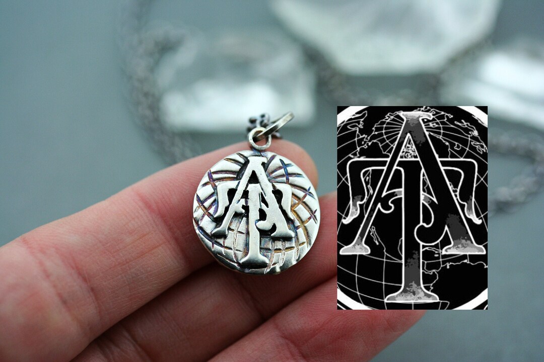 Business Logo Pendant - Custom Silver Pendant - Logo Jewelry - Business ...