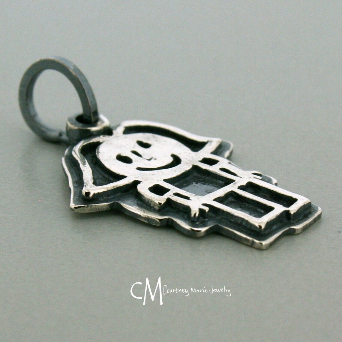 Childrens Drawing Charm Made by Your Childrens Drawing - Etsy