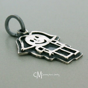 Childrens Drawing - Charm Made by Your Childrens Drawing - Child ...