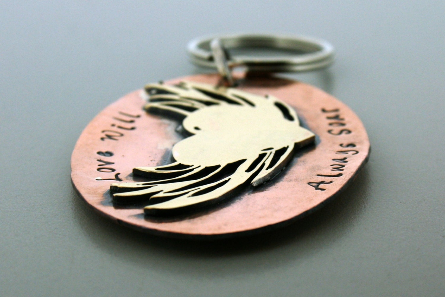 Child Drawing Keepsake - Custom Keychain - Child Drawing Key Chain ...